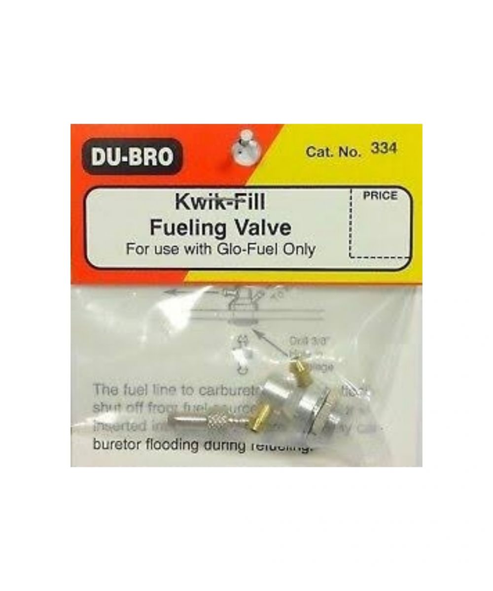 Kwik-Fill Fueling Valve Glo Fuel DUB-334 ORIGINAL DUBRO USA